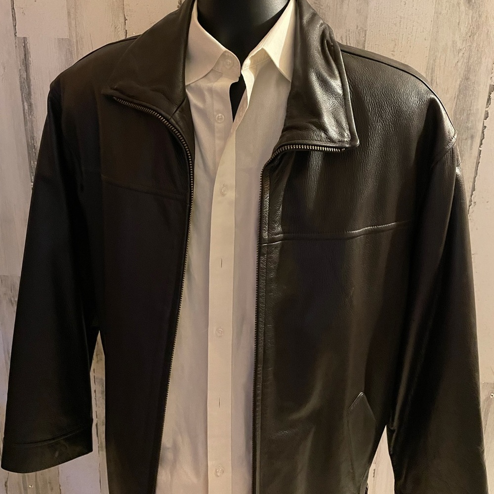 Le Collezioni Structure Leather Jacket - Gem